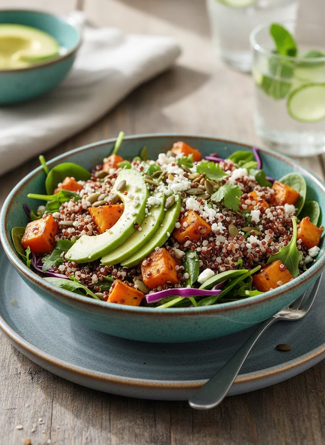 Jennifer Aniston-Inspired Chickpea Quinoa Salad