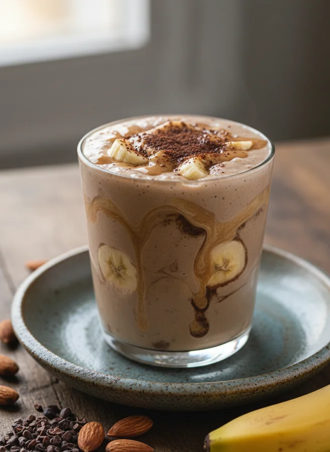 Creamy Peanut Butter Banana Smoothie Recipe