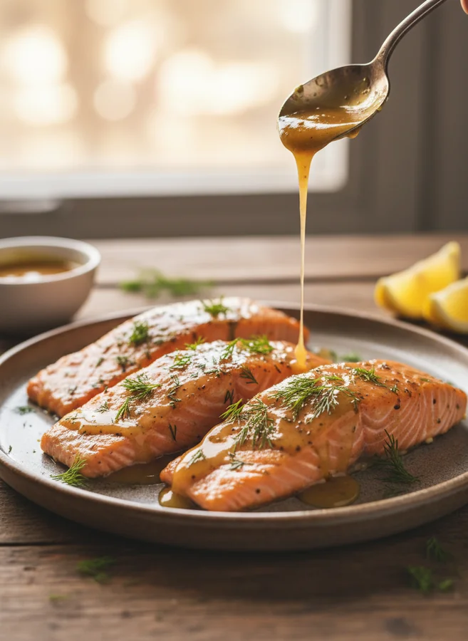 Baked Lemon Garlic Salmon Recipe